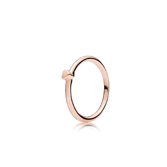 Pandora | Jewelry | Pandora Puzzle Heart Ring In Rose Gold | Poshmark